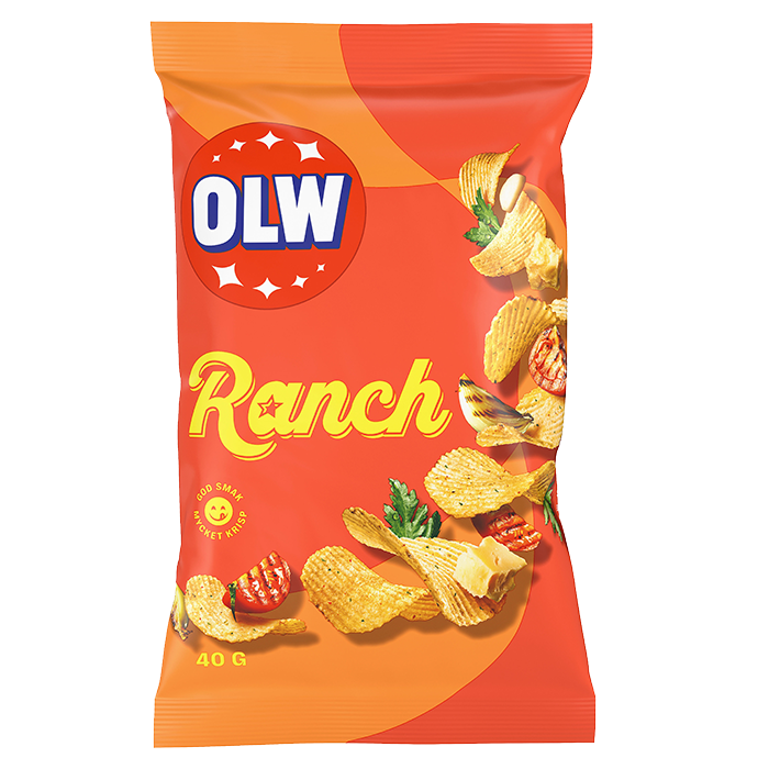 OLW Chips Ranch 40g - Varsego
